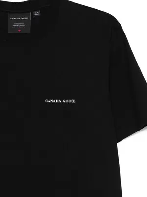Canada Goose Logo Print Cotton T-shirt