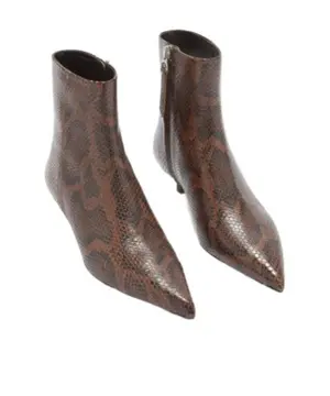 AeydĒ 35mm Sofie Pointed-toe Ankle Boots
