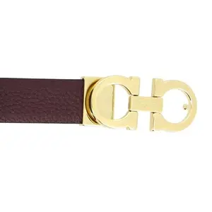 FERRAGAMO Double-sided Gancini Belt - Multicolor