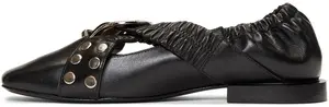 Toga Buckled Ballet Flats