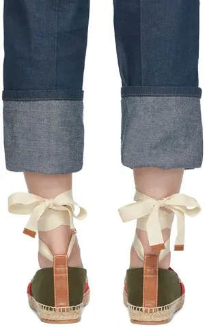 Loewe Lace Up Espadrilles