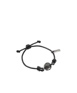 Versace Medusa Cord Bracelet - Black