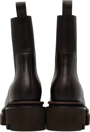 Rick Owens Round-toe Chelsea Boots