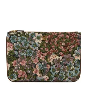 Valentino Garavani Vlogo Signature Flat Clutch