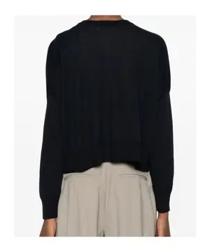 BASERANGE Buttoned Cardigan - Black
