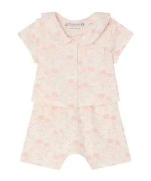 Bonpoint Dandelion Print Set - White