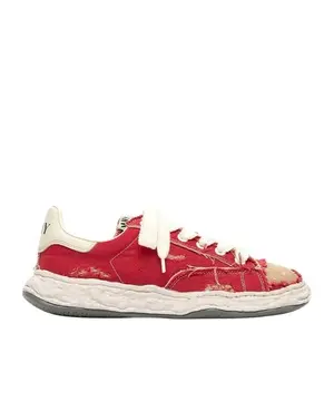 Mihara Yasuhiro Distressed Lace-up Sneakers