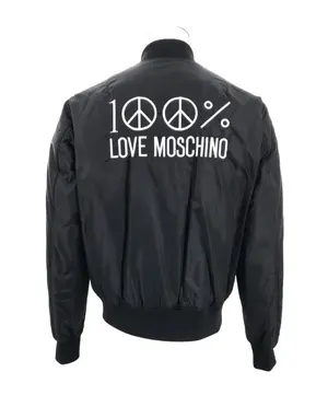 Moschino Long Sleeve Zip Up Bomber Jacket