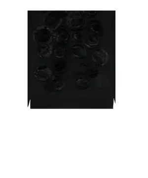 Comme Des Garçons Flower Appliqué Sweater - Black