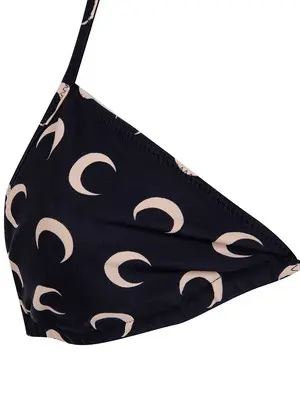 MARINE SERRE Moon Print Triangle Bikini