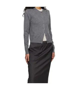 DUNST Essential Crewneck Knit Cardigan
