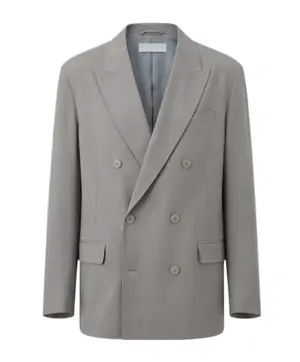 Our Legacy Halt Long-sleeved Suit Jacket - Gray