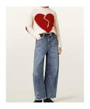 ALLSAINTS Luvheart Knitted Jumper With Heart Motif
