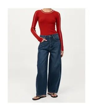 ST. AGNI Mid Rise Balloon Jeans