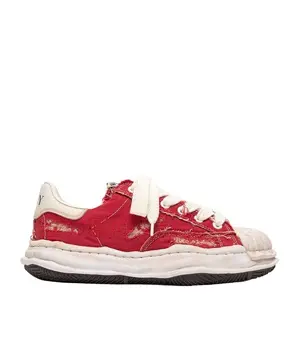 Mihara Yasuhiro Lace-up Low-top Sneakers - Red