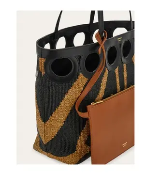 FERRAGAMO Trame Gancini Tote Bag