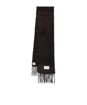 Acne Studios Voxy Mohair Blend Scarf - Black