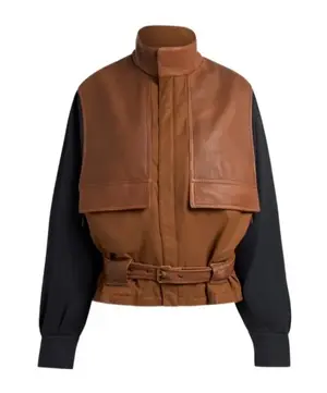 Etro Belted Panelled Jacket
