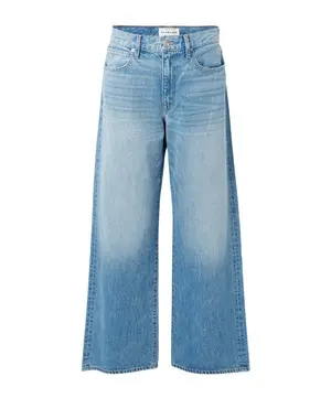 SLVRLAKE Selena Mid-rise Wide-leg Jeans - Medium Denim Blue