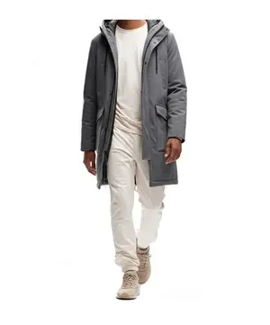 Herno Long-sleeved Hooded Coat - Grey