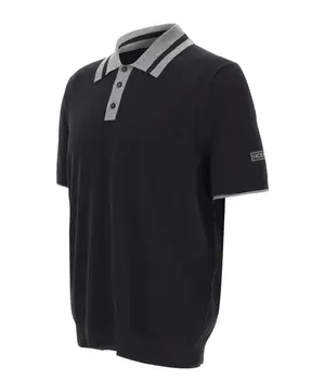 Iceberg Contrast Trim Polo Shirt