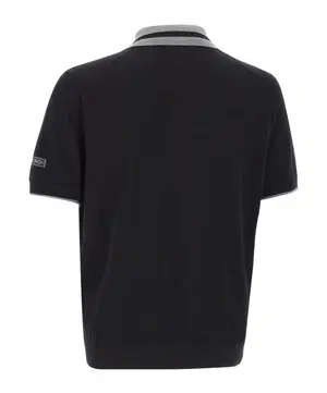 Iceberg Contrast Trim Polo Shirt