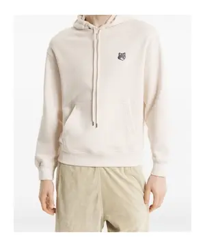Maison Kitsuné Fox Patch Hoodie - White