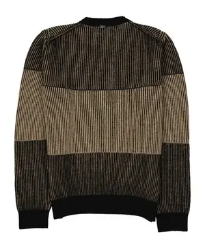 Herno Vertical-stripe Color-block Sweater - Black