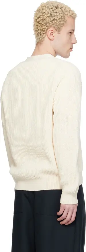Maison Kitsuné Fox Head Cotton Cardigan