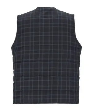 LES DEUX Quilted Checked Gilet