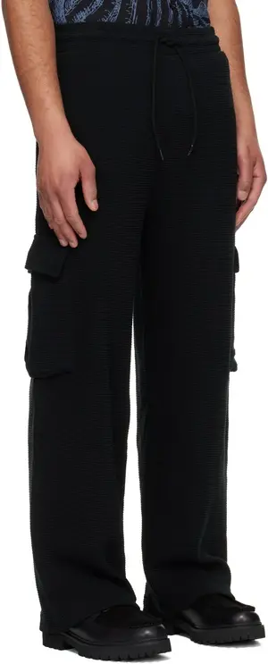 Hugo Boss Waffle-structured Cotton Cargo Pants