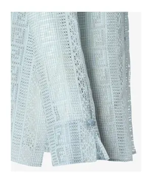 Fendi Long-sleeved Burnout Pequin Shirt
