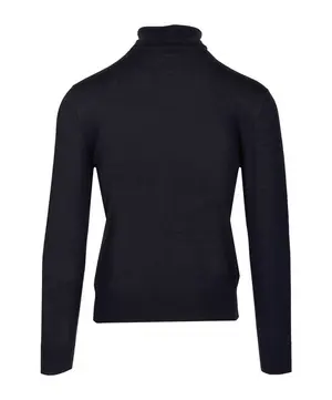 Dries Van Noten High Neck Jumper - Blue