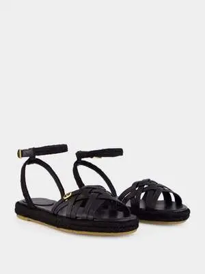 Valentino Garavani Vlogo Signature Interwoven Sandals