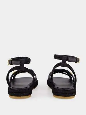 Valentino Garavani Vlogo Signature Interwoven Sandals