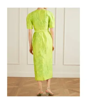 Erdem Printed Pleated Dress