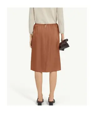 MAISON MARGIELA Satin Midi Skirt