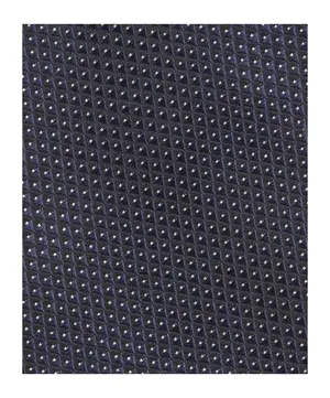 Zegna Micro Pattern Neck Tie - Black