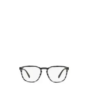 Prada Logo Flat Mirror Eyeglasses - White