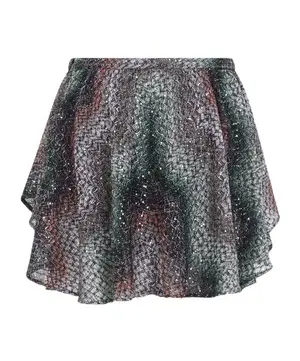 Missoni Caperdoni Draped Mini Skirt