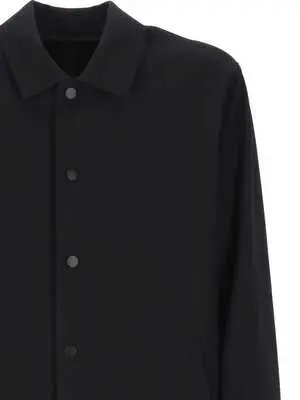 Harris Wharf London Snap-front Spread Collar Jacket