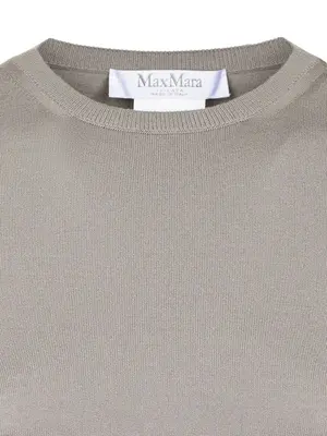 Max Mara Short Sleeve Crew Neck Knitwear