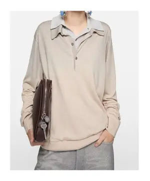 Acne Studios Double-layered Collar Knitwear