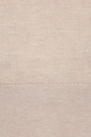Acne Studios Long-sleeved Layered Jumper - Beige/gray