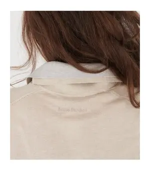 Acne Studios Long-sleeved Layered Jumper - Beige/gray