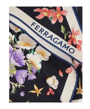 FERRAGAMO Printed Silk Bandeau