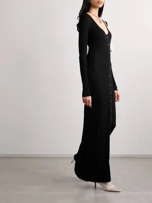 Proenza Schouler Athena Ribbed Knit Maxi Dress