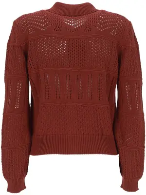 Max Mara Long-sleeved Collared Knitwear