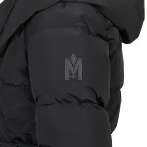 Mackage Long-sleeved Quilted Down Jacket With Belt