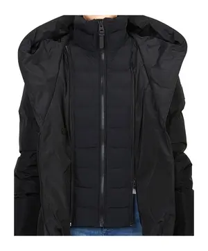 Mackage Long-sleeved Quilted Down Jacket With Belt